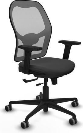 Piqueras y Crespo B&uuml;rostuhl mit 2D-Armlehnen, h&ouml;henverstellbare Lendenwirbelst&uuml;tze, ausgestattet mit Syncro/Traslack und eingespritztem Schaum. Mit Rollen von 65 mm, Pa