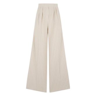 Max Mara Palazzo-Hose - - Trousers - Damen - Beige - S