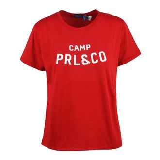 Polo Ralph Lauren T-Shirt - Femme - Tops - Rouge - Taille: 42 FR