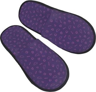 Generic Slippers Amour Légers Pantoufles Antidérapantes Chaussons Pour La Maison DIntérieur Hiver M