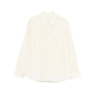 STUDIO NICHOLSON Homme, Chemises, Beige, Taille: M View Shirt