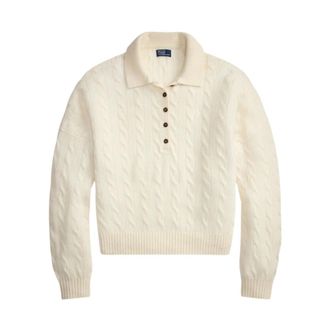 Ralph Lauren Damen, Strickwaren, Beige, XSGr&ouml;&szlig;e