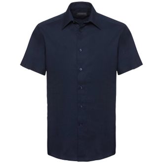 Russell Athletic Russell Collection - Oxford Hemd Pflegeleicht f&uuml;r Herren (Leuchtend Navy-Blau)