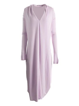 Toteme robe mi-longue &agrave; col v - Violet