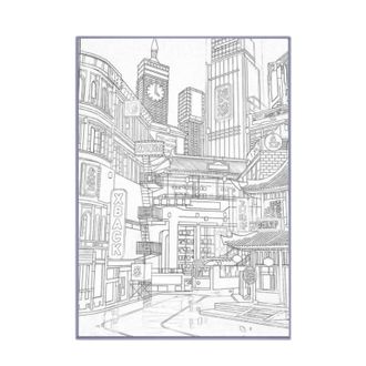 Generic Beleuchtung der Stadt der Malerei: LED-Leinwand, beleuchtete Kunstwerke | Gerahmte Wanddekoration, leuchtendes Bild mit st&auml;dtischen Lichtern f&uuml;r Schla