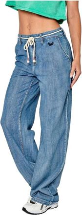 Kaporal Femme, Jeans, Bleu, Taille: W26 Wide Jeans