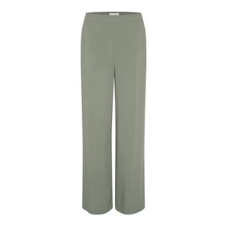 Part Two Pantalon Large Vert Agave - Femme - Pantalons - Vert - Taille: 38 FR