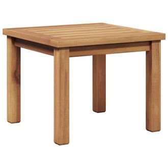 vidaXL Table basse Marron 45 x 45 x 36 cm Bois de teck solide Vidaxl