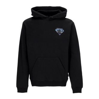 Iuter Schwarzer Metal Logo Hoodie Langarm - - Sweatshirts & Hoodies - Herren - Schwarzk - M