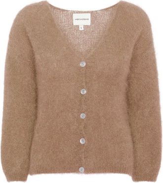 Americandreams Americandreams, Femme, Pulls, Brun, Taille: 38 FR Cornelia LS Cardigan