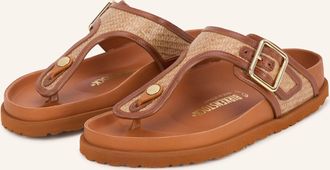 Birkenstock 1774 Birkenstock Zehentrenner Gizeh Raffia braun