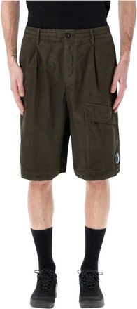 C.P. Company C.p. Company, Homme, Shorts, Vert, Taille: XL Microreps Boxy Cargo Shorts
