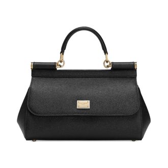 Dolce & Gabbana Femme, Sacs, Noir, Taille: ONE Size Sac Noir à Rabat