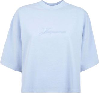 Jacquemus Femme, Tops, Bleu, Taille: 38 FR Pigmento T-Shirt