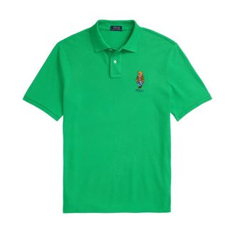 Polo Ralph Lauren Casual Gr&uuml;nes Kurzarm-Poloshirt - - Tops - Herren - Gr&uuml;n - 2XL