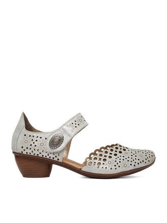 Rieker Halbschuhe 43753-90 Silberfarben