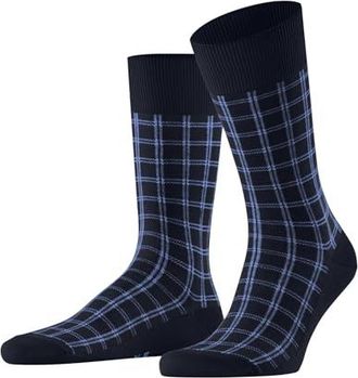 Falke Modern Tailor M So coton fantaisie 1 paire, Chaussettes Homme, Bleu Space Blue 6116, 47-50