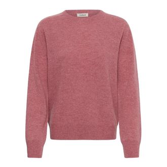 Soaked In Luxury Sida Nahtloser V-Ausschnitt - - Knitwear - Damen - Rosa - S