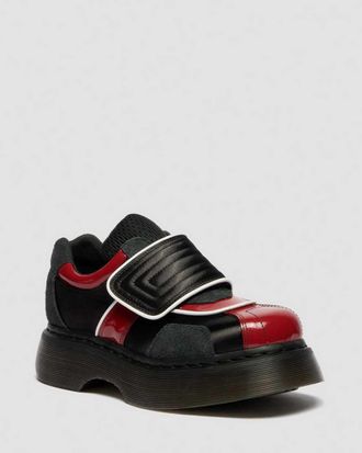 Dr. Martens Buzz Strap Mixed Material Schuhe in Schwarz, Gr&ouml;&szlig;e: 36
