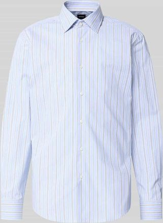HUGO BOSS Regular Fit Businesshemd aus Baumwoll-Mix Modell H-Joe-kent