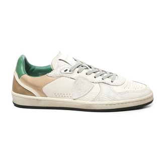 Philippe Model Wei&szlig;e Sneakers mit Wildleder-Details - - Shoes - Herren - Mehrfarbig - 46 EU