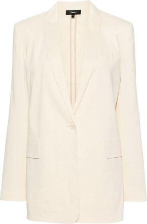 Theory Femme, Vestes, Beige, Taille: 34 FR RLD SLV Shawl Ul.goo