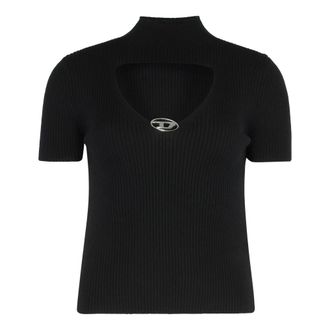 Diesel M-olive Top - - Knitwear - Damen - Schwarzk - XS