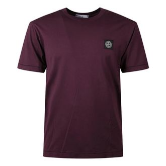 Stone Island Homme, Tops, Rouge, Taille: S Stone Island T-shirts et Polos Bordeaux