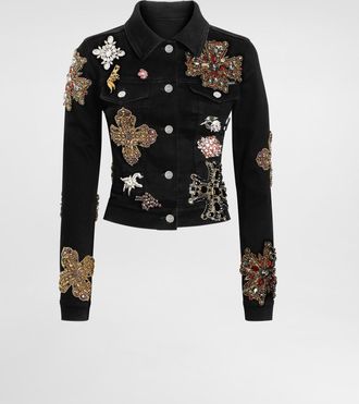 Dolce & Gabbana Jeansjacke - Frau Denim Mehrfarbig 40