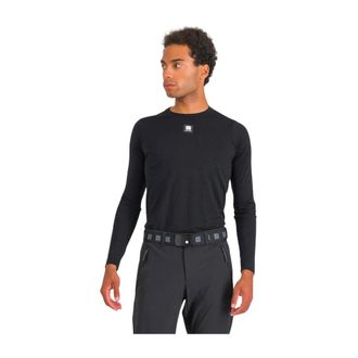 Sportful Merino Baselayer Leichter Woll-Top - - Sport - Herren - Schwarzk - L