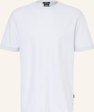 HUGO BOSS T-Shirt Taut Aus Piqu&eacute; blau