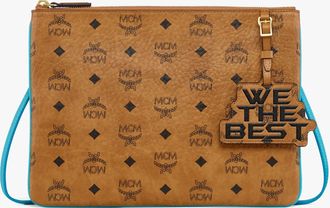 MCM x We The Best Pouch zum Umh&auml;ngen in Visetos
