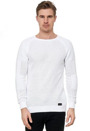 Rusty Neal Strickpullover mit modernem Rundhalsausschnitt