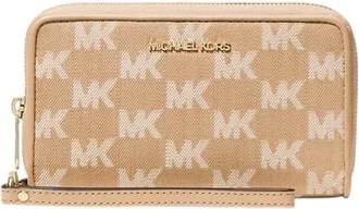 Michael Kors Womens Wallet Camel Cotton Bags