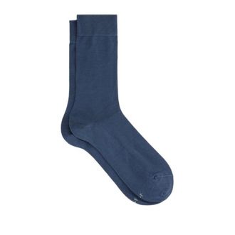 Bleuforêt kniehohe baumwollsocken - blau