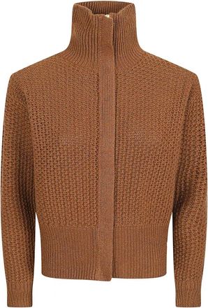 Max Mara Femme, Pulls, Brun, Taille: 40 FR Glassa Cardigan