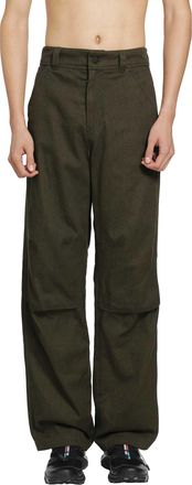 Moncler Straight Leg Cotton Trousers