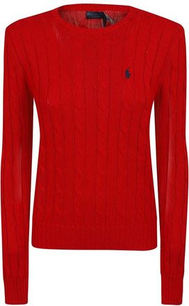 Polo Ralph Lauren Femme, Pulls, Rouge, Taille: 40 FR Julianna Long Sleeve Pullover