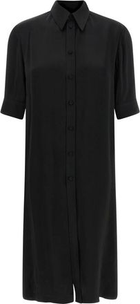 Jil Sander Femme, Robes, Noir, Taille: 34 FR Long Shirt