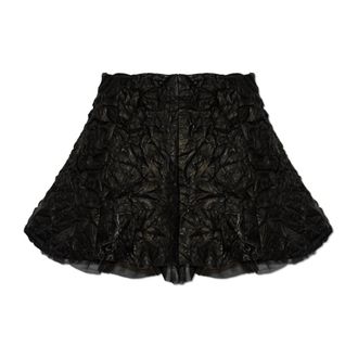 Avavav Kelly Leder Mini T&uuml;llrock - - Skirts - Damen - Schwarzk - M