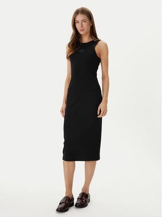 Calvin Klein Jeans Kleid f&uuml;r den Alltag Monologo Baby LV047F242G Schwarz Slim Fit