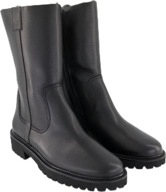 Paul Green Stiefel 8168-026, Glattleder, Schwarz, Damen EU 5,5/38,5