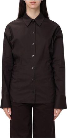 Liu Jo Femme, Blouses et Chemises, Brun, Taille: 40 FR Camicia fiocco