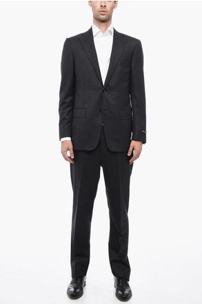 Corneliani Virgin Wool MANTUA Suit with Side Splits Größe 46
