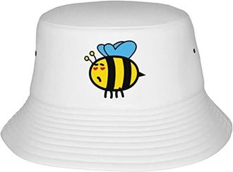 Generic Casual Chapeau de Plage De Mignonnes Abeilles avec de lamour dans Les Yeux Chapeaux de Soleil de Plage Pliable Beach Sun Hat pour Été activités Hommes