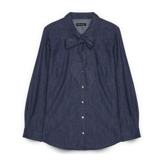 Fiorella Rubino Damen, Blusen & Hemden, Blau, 5XLGr&ouml;&szlig;e