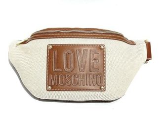Moschino Sac banane femme Love canvas/simili cuir BS26MO41 JC4065PP1OLZ110A Taille du sac: Moyen