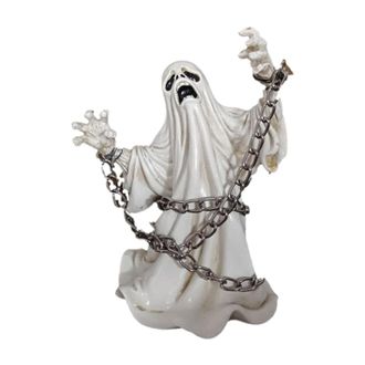 Generico Gruselige Skulptur - Geisterfigur | Geisterstatue, Ausdrücke des offenen Gesichts, Gothic-Dekoration mit lustigem Gesichtsausdruck, für den Herbst zu 