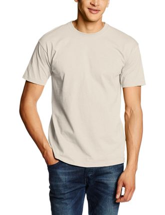 Fruit Of The Loom Herren Valueweight Short Sleeve T-Shirt, Natur, XXL