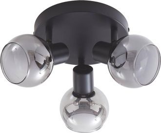 Lindby Strahler Hedvig (Modern) in Schwarz aus Metall (3 flammig, E14) - Deckenlampe Deckenleuchte Lampe Spot Flurleuchte